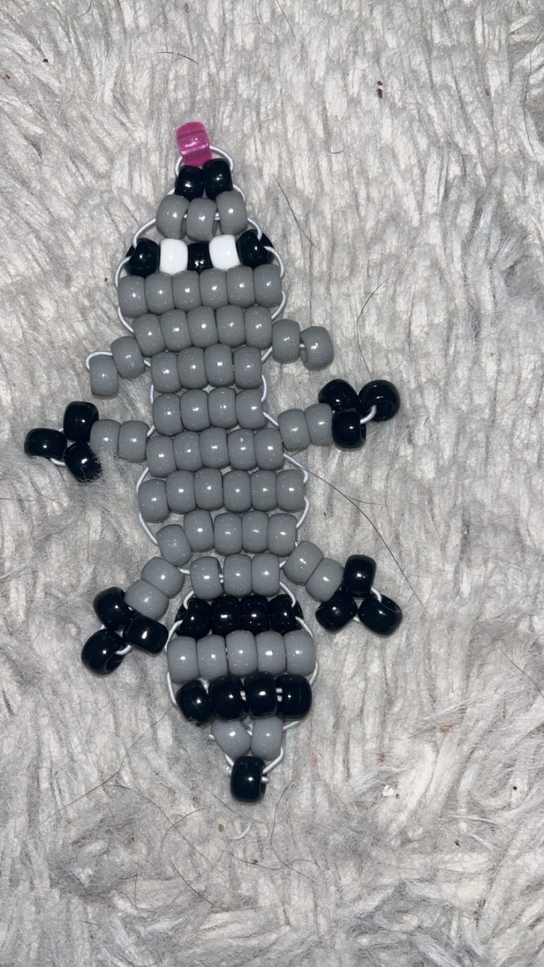 RACCOON Buddy/kandi Keychain - Etsy