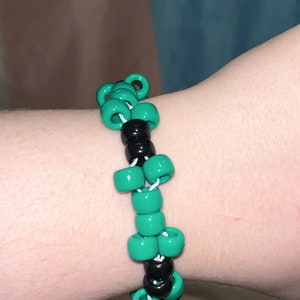 BONE Kandi Bracelet Single - Etsy