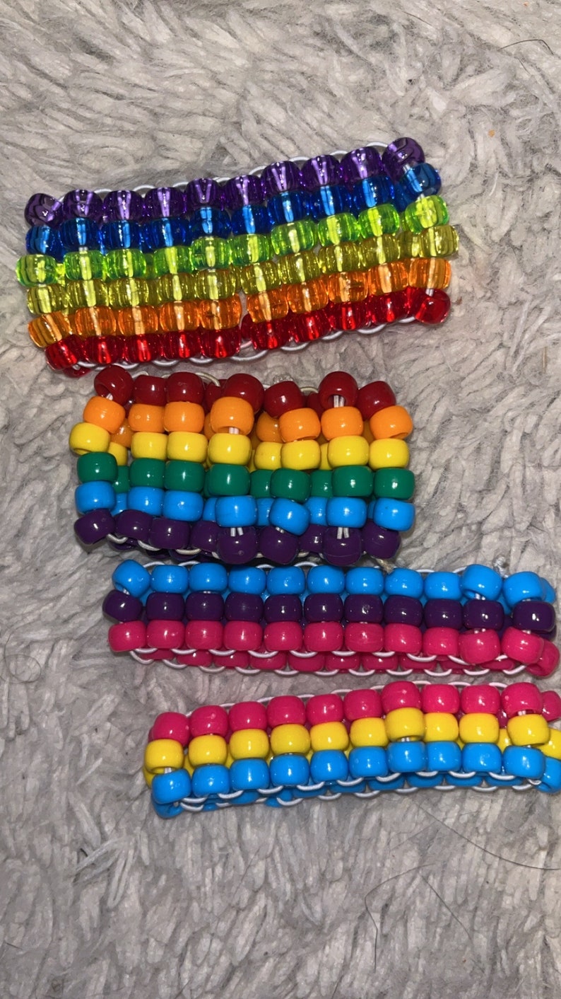 Pride KANDI Ladder CUFF/BRACELET - Etsy