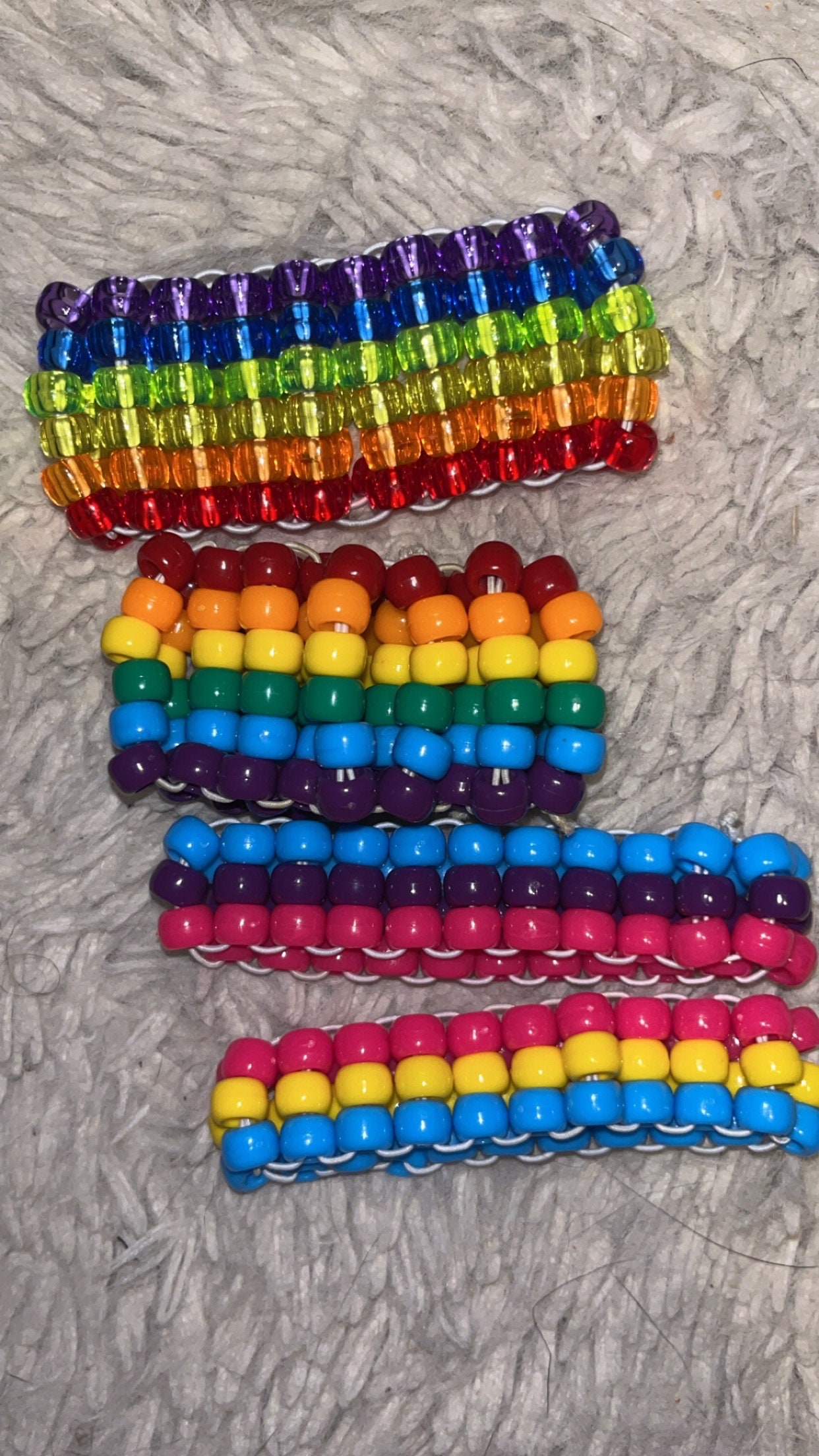 Pride KANDI Ladder CUFF/BRACELET - Etsy