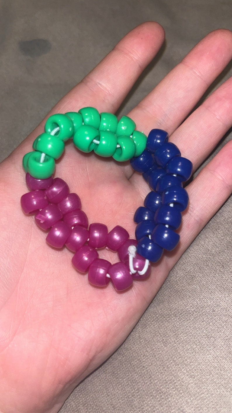 Pride KANDI Loop CUFF/BRACELET - Etsy