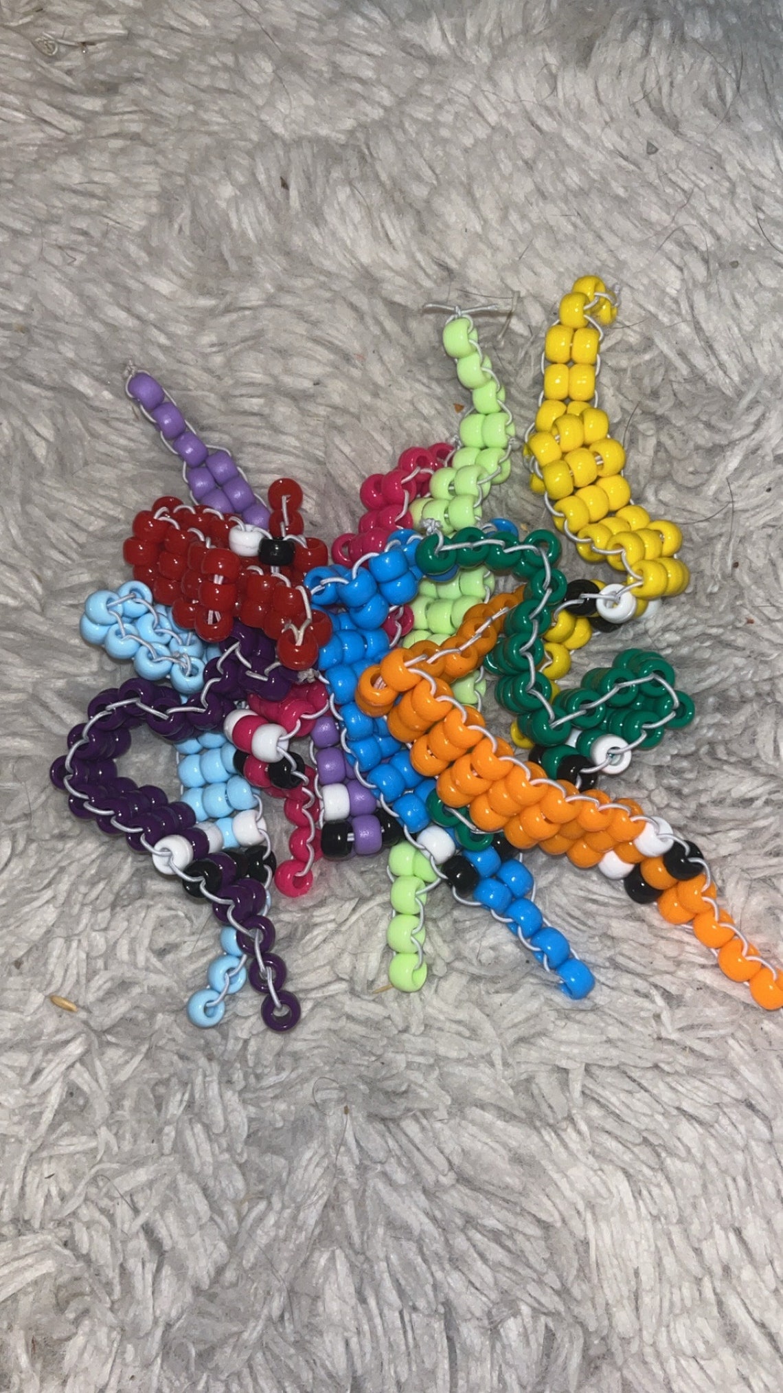 WORM Friend - Buddy/keychain Kandi - Etsy