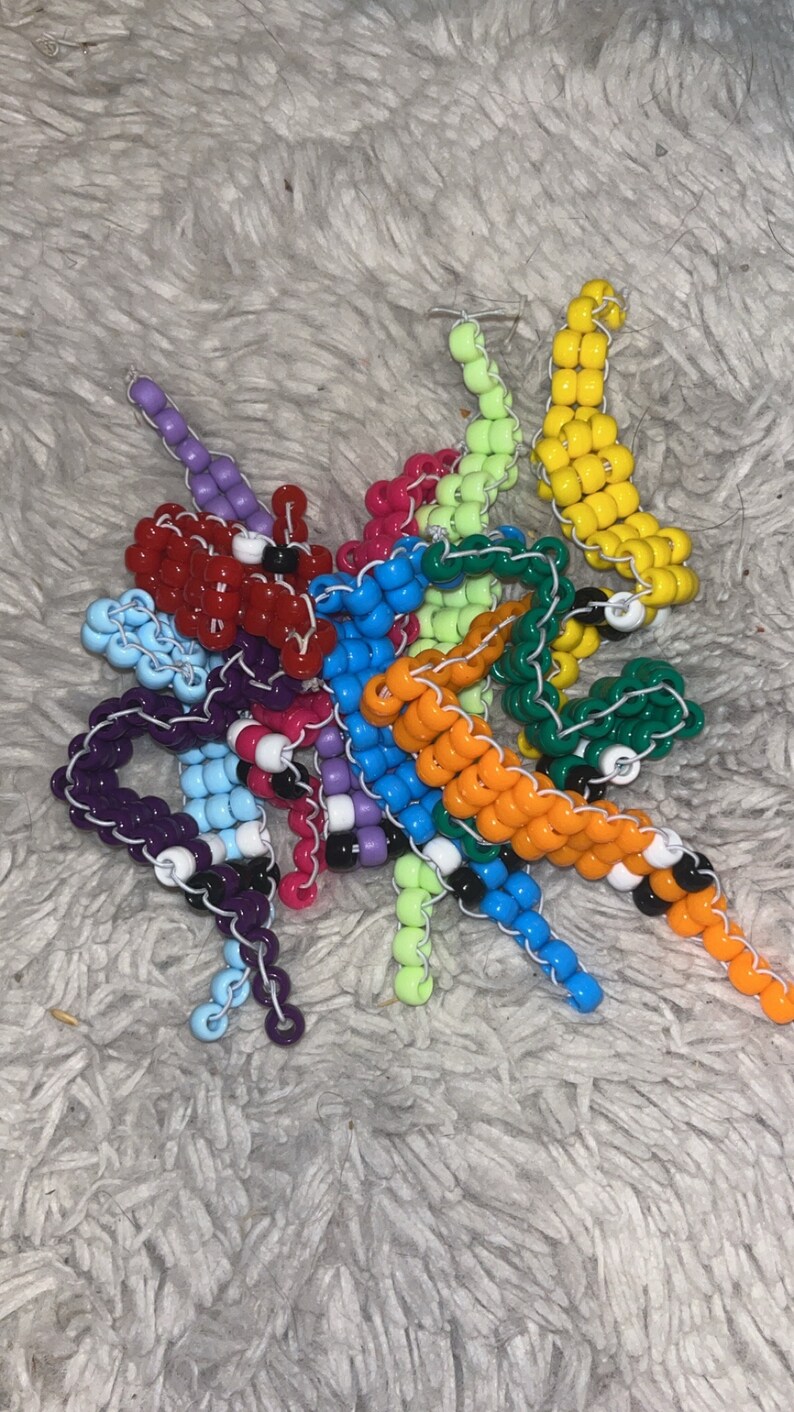 WORM Friend - Buddy/keychain Kandi - Etsy