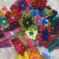 BONE Kandi Bracelet Single - Etsy