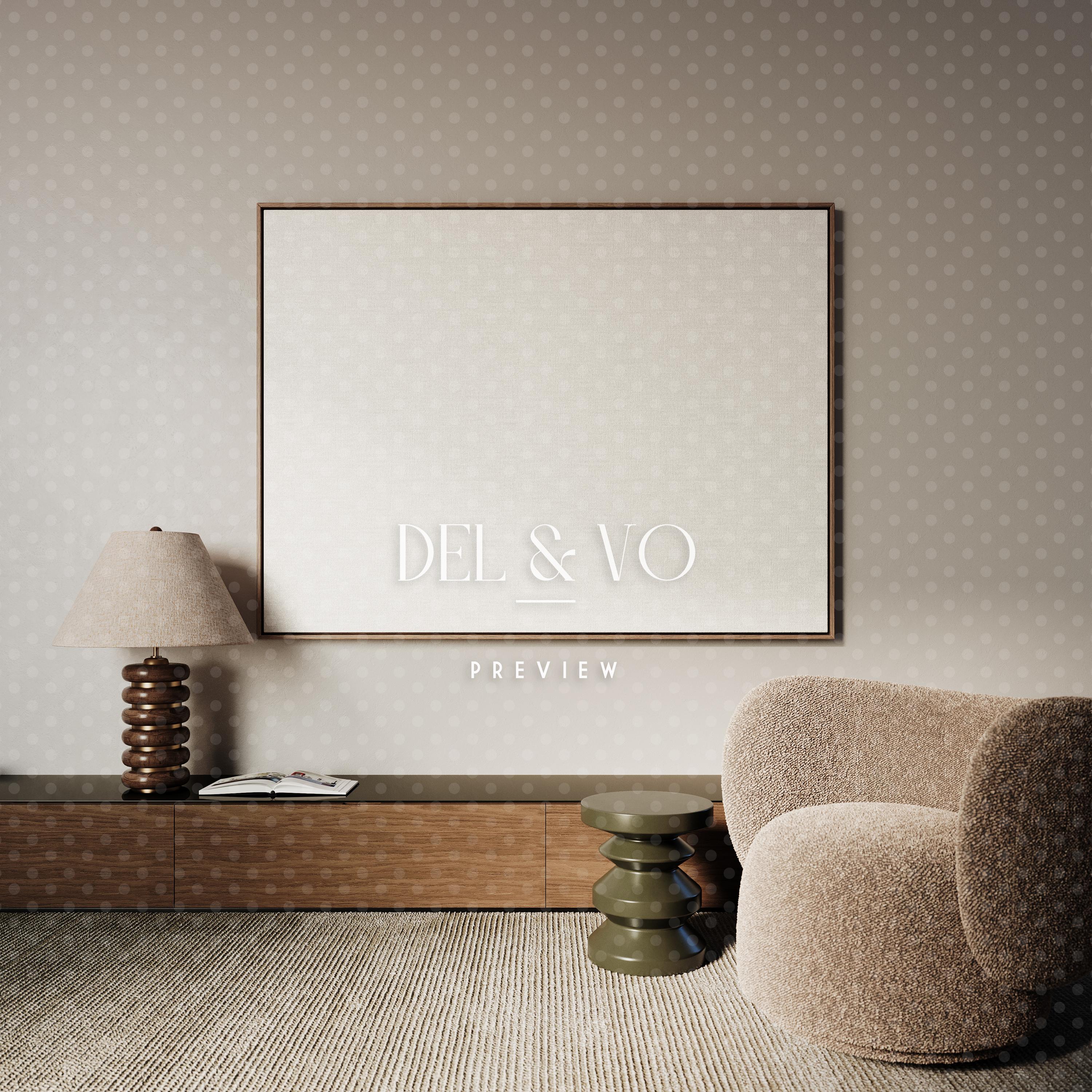 Horizontal Canvas Mockup 3x4 Ratio Float Frame Mockup for Wall Art ...