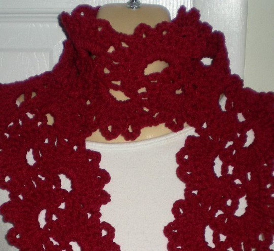 Queen Anne Lace Scarf - Etsy
