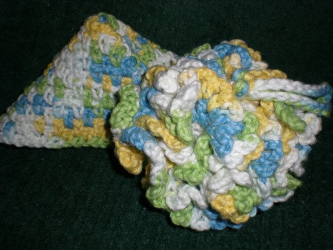 Bath Spa Set, Bath Scrubbie, Spa Cloth, Face Cloth, Cotton, Crochet ...