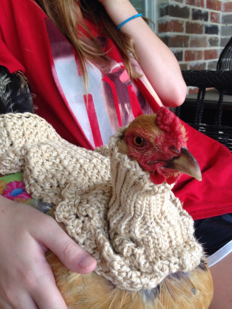Turtleneck Chicken Sweater. - Etsy