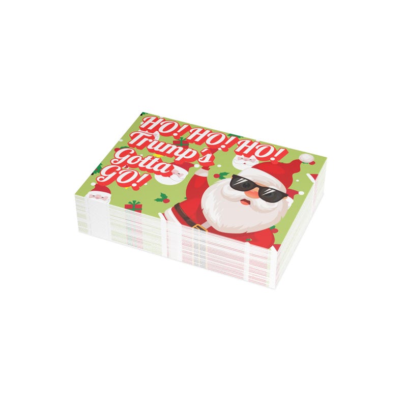Holiday Cards Set, Pro Democracy Greeting Cards (1, 10, 30, 50pcs ...