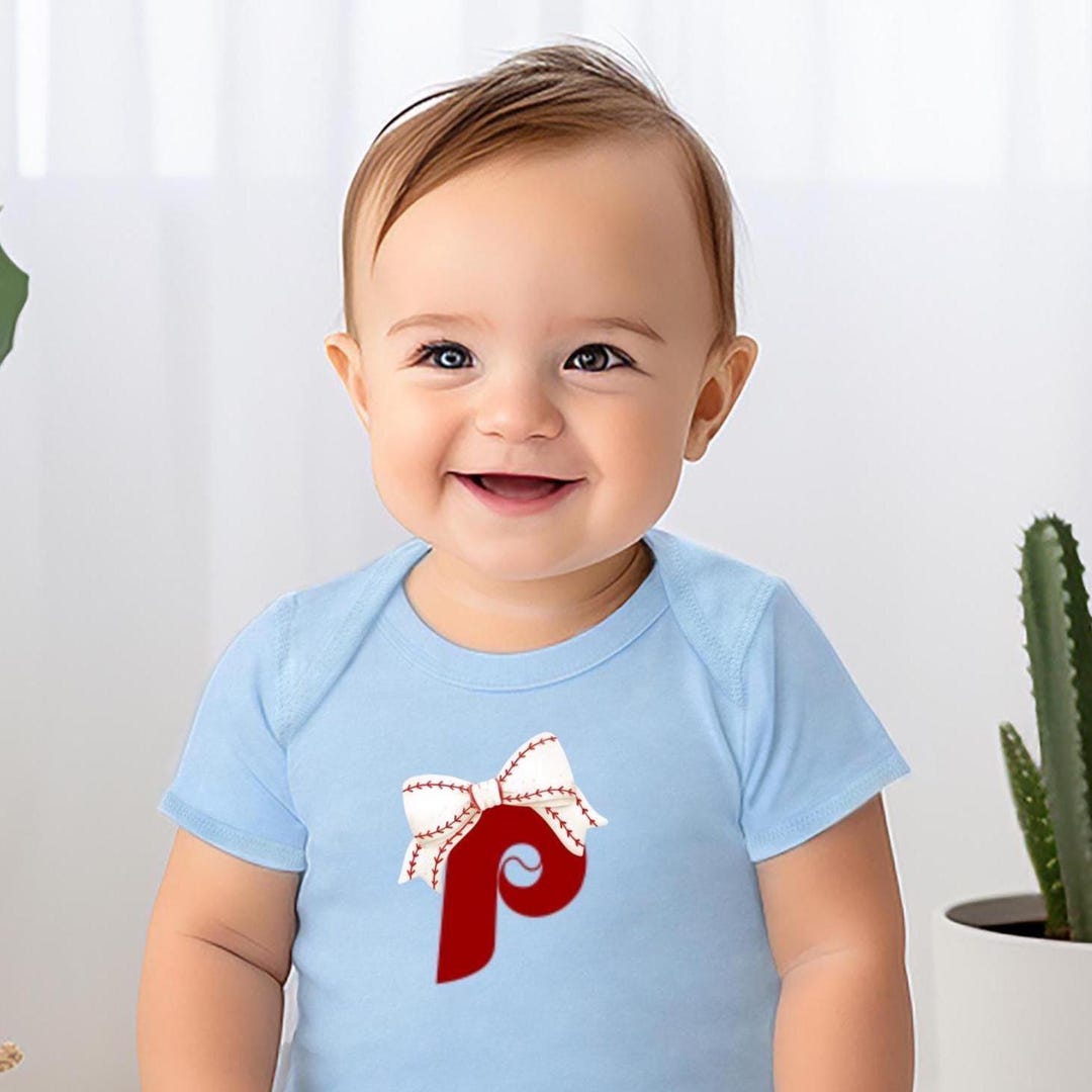 Philadelphia Phillies Logo Baby Onesie - MLB Baby Bodysuit, Baseball ...