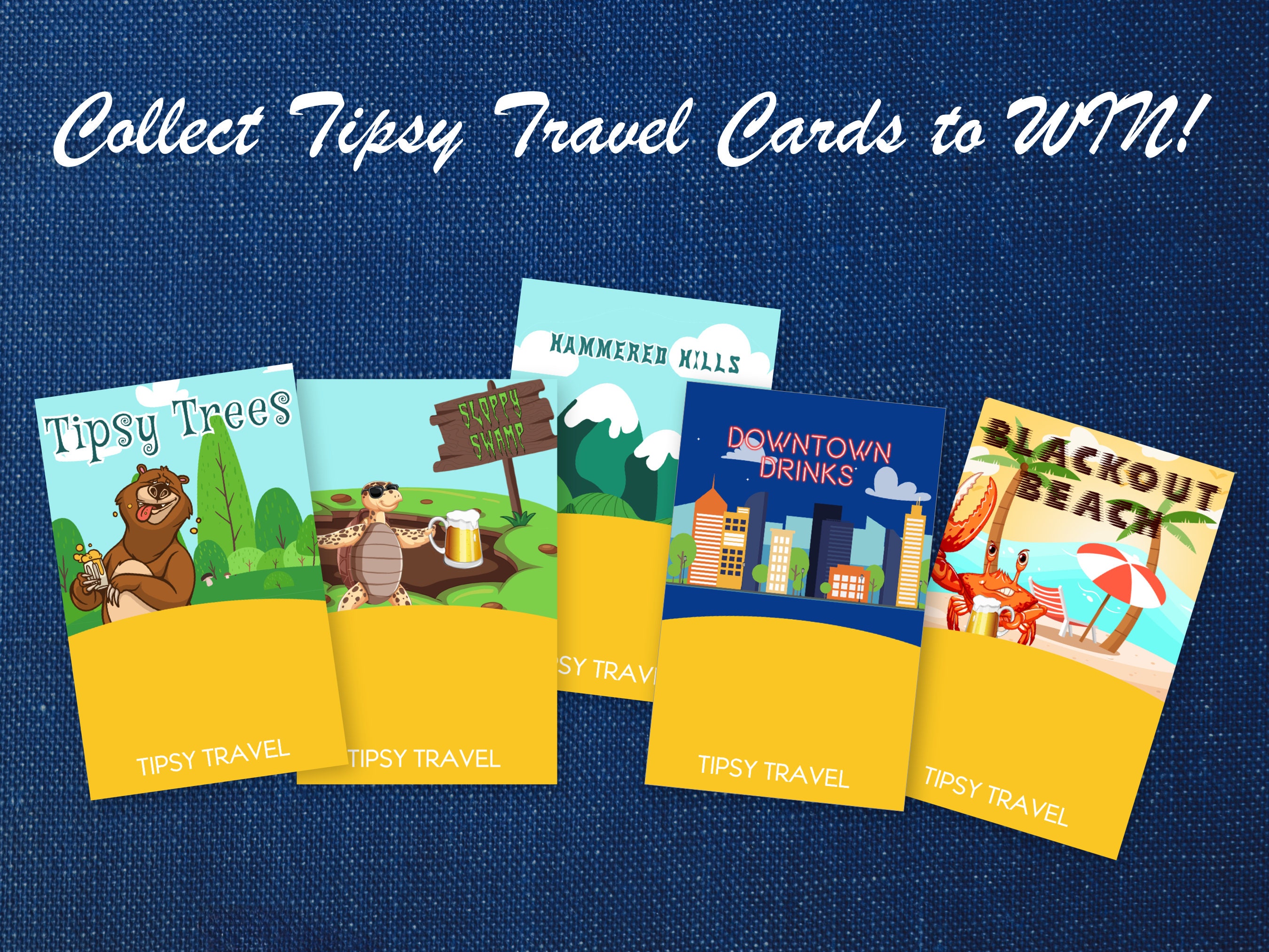 DIGITAL DOWNLOAD Tipsy Trails Drinking Game, Party Card Game, Party ...