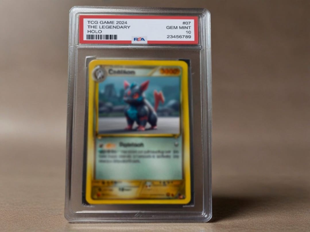 Printable PSA Style Label, Downloadable Printed Grading Label, Print ...