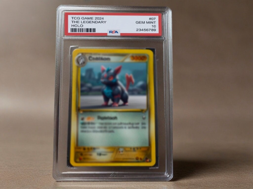 Printable PSA Style Label, Downloadable Printed Grading Label, Print ...