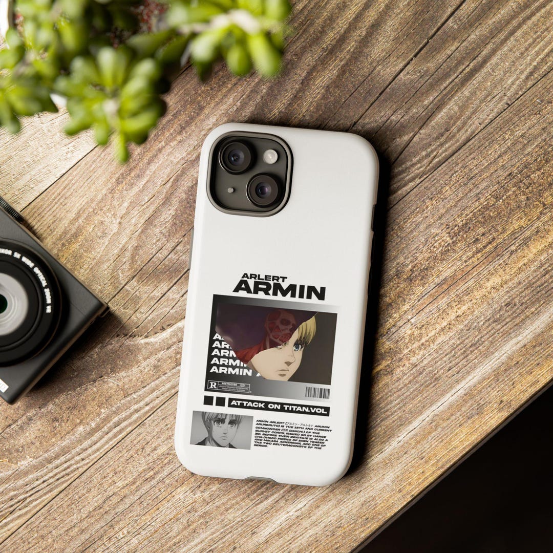 Armin Arlert (attack on Titan) Phone Case, Personalized Gift for ...