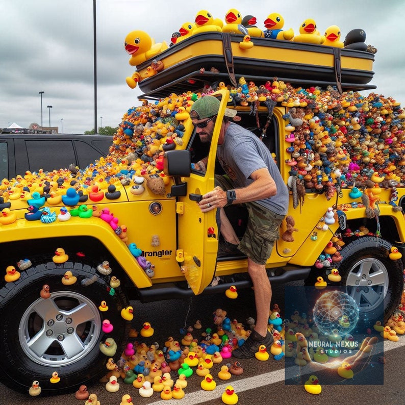 Duckie Adventure: A Quirky Commute - Etsy