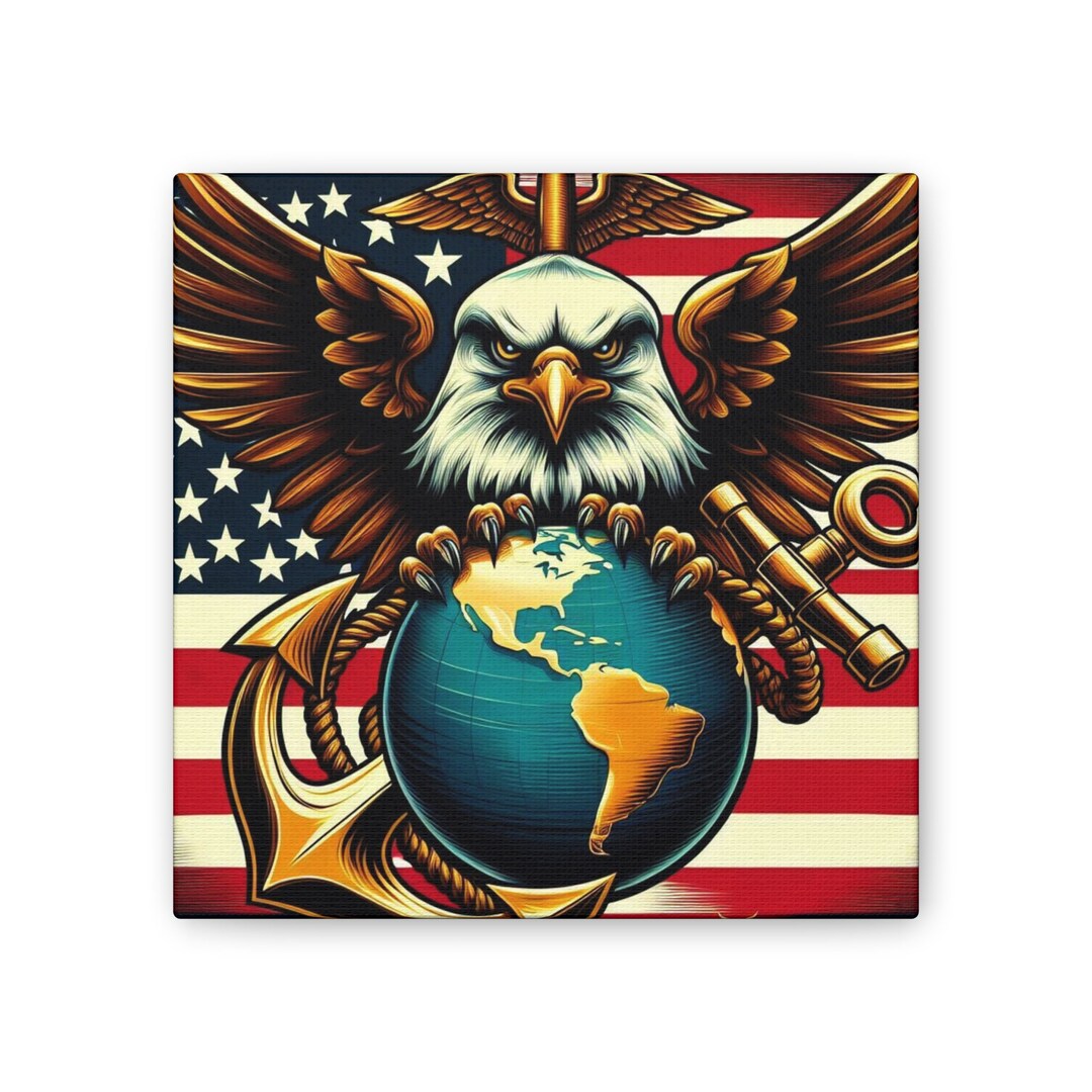 Marine Corps Legacy Unveiled 8x8 Canvas Wrap - Etsy
