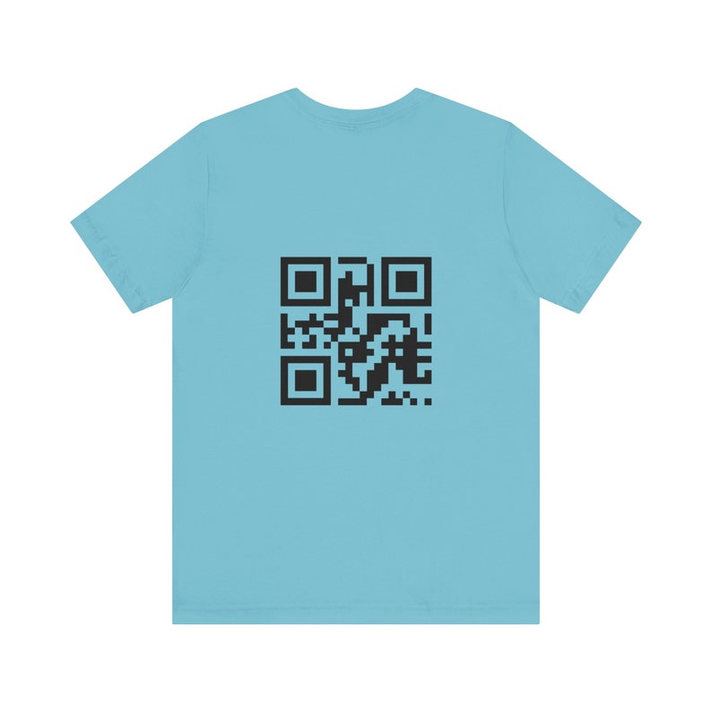 Flip off Emoji QR Code Unisex Jersey Short Sleeve Tee - Etsy