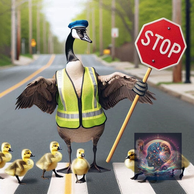 Guardian Goose: Safety in Flight - Etsy