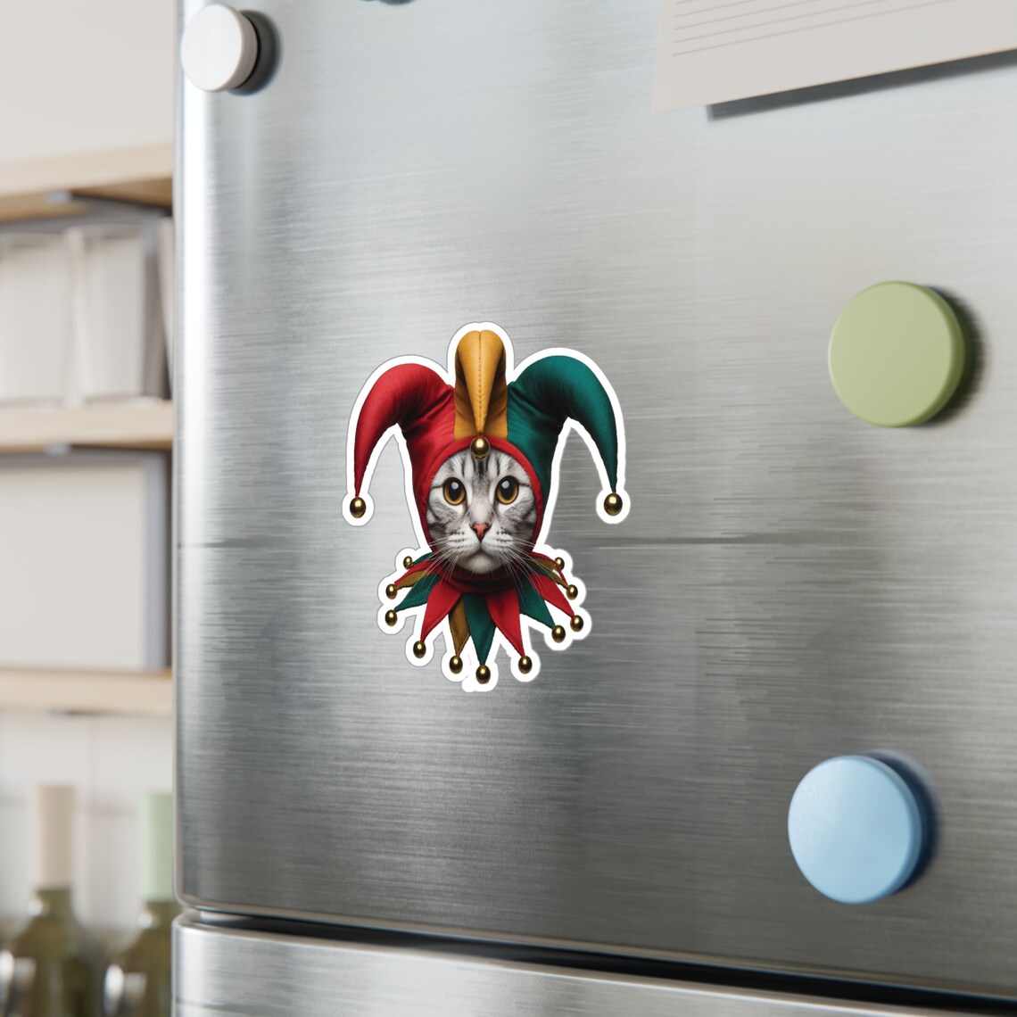 Jester Cat Vinyl Decal - Etsy