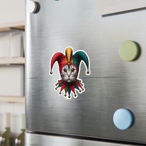Jester Cat Vinyl Decal - Etsy