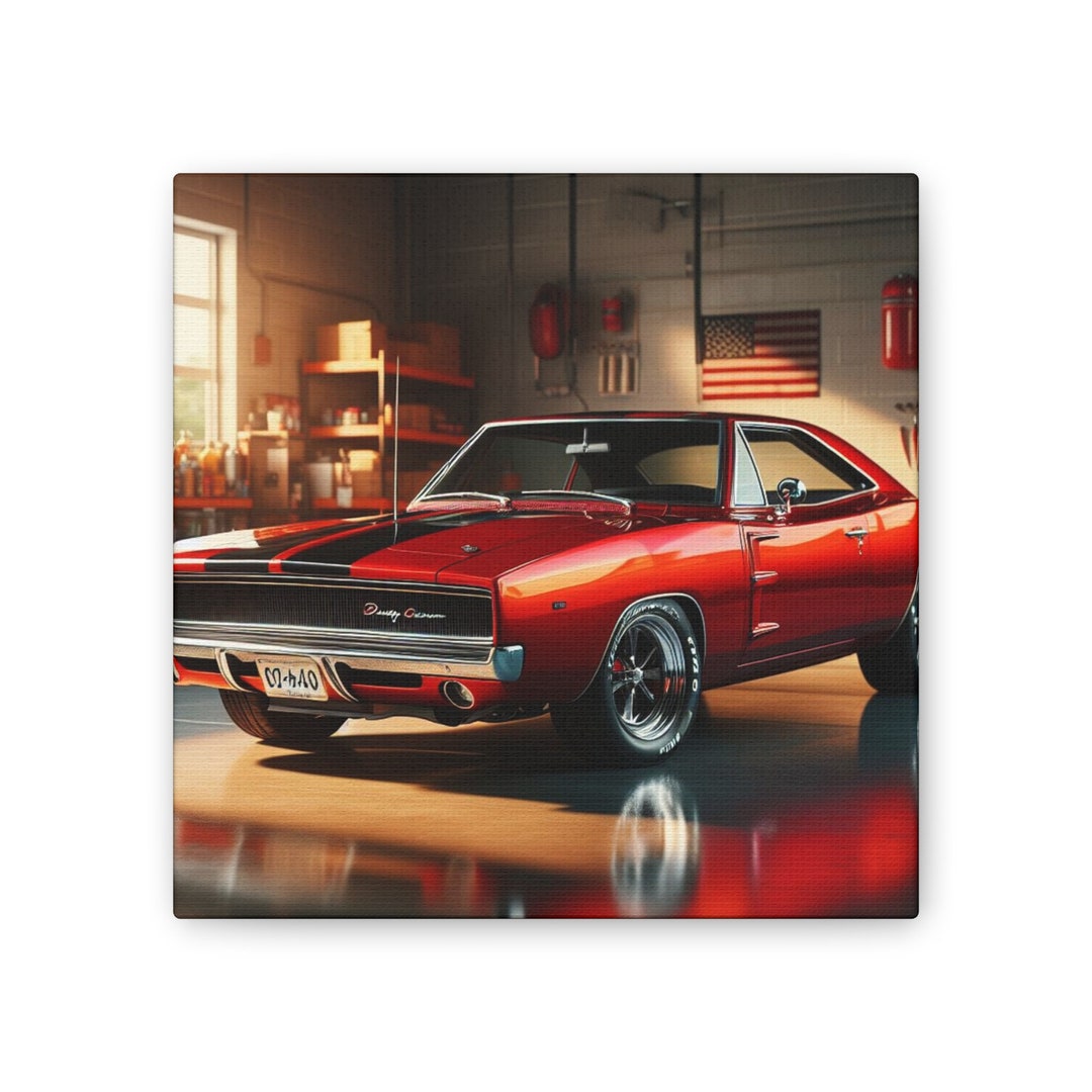 Cherry Red Classic 8x8 Canvas Wrap - Etsy