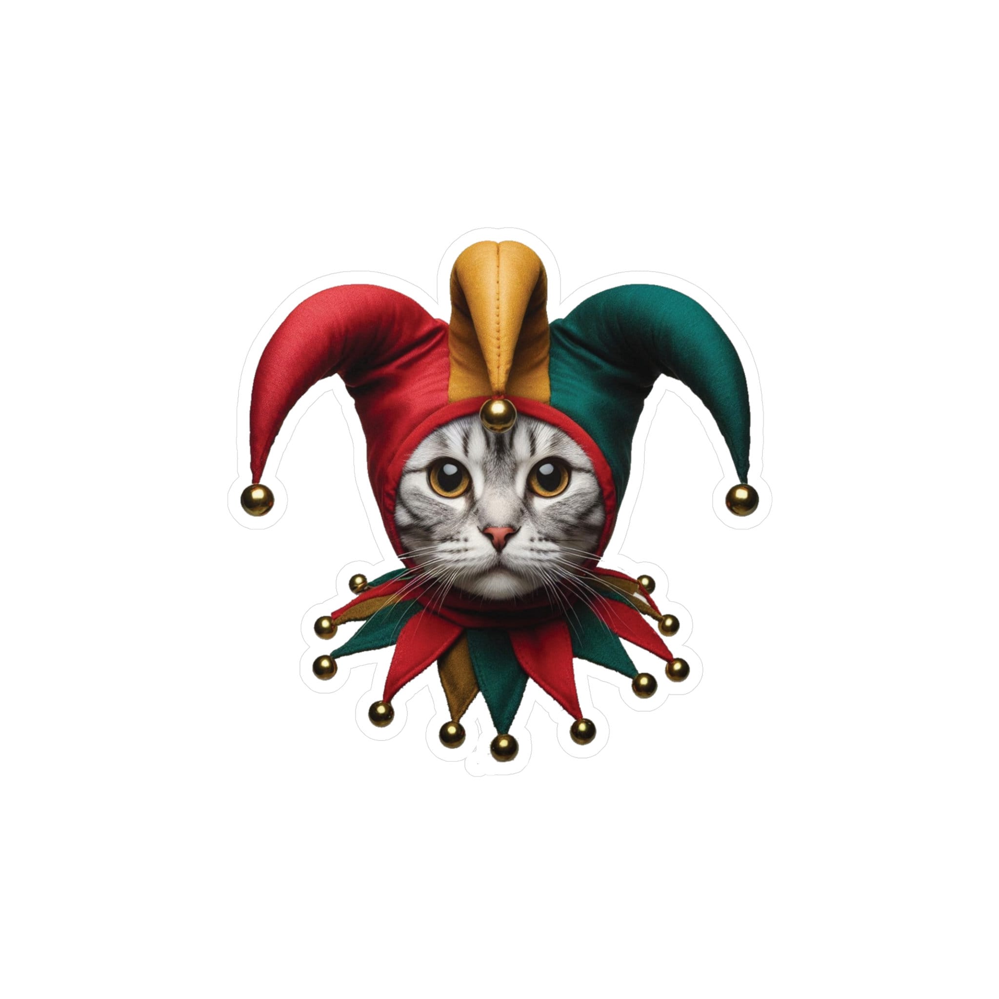 Jester Cat Vinyl Decal - Etsy