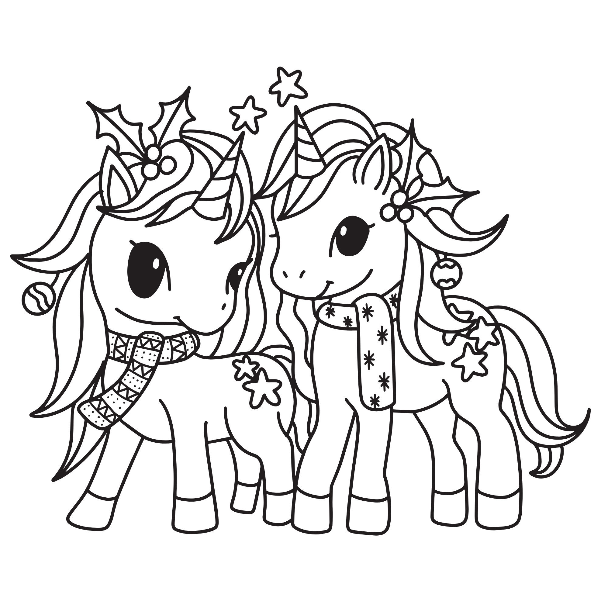 50 Magical Unicorn Coloring Pages - Etsy