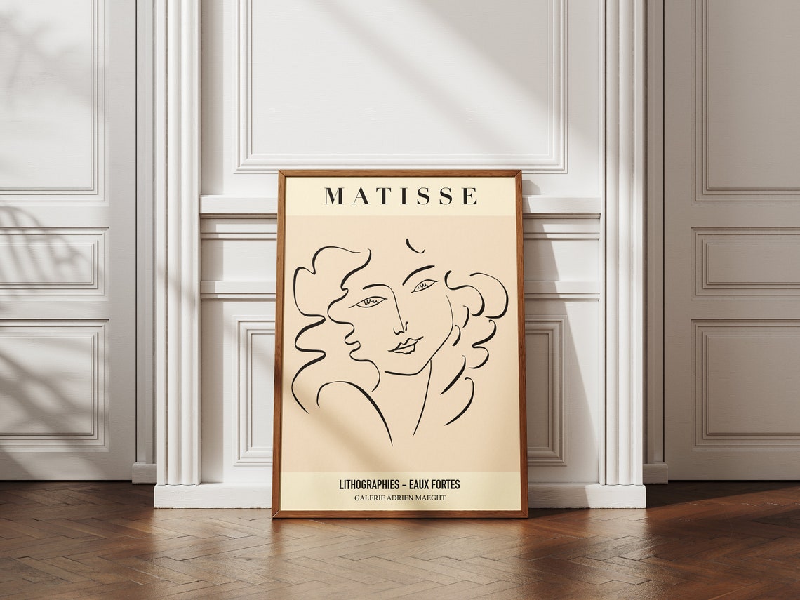 Matisse Woman Art, Matisse Woman Poster, Matisse Line, French Painters ...