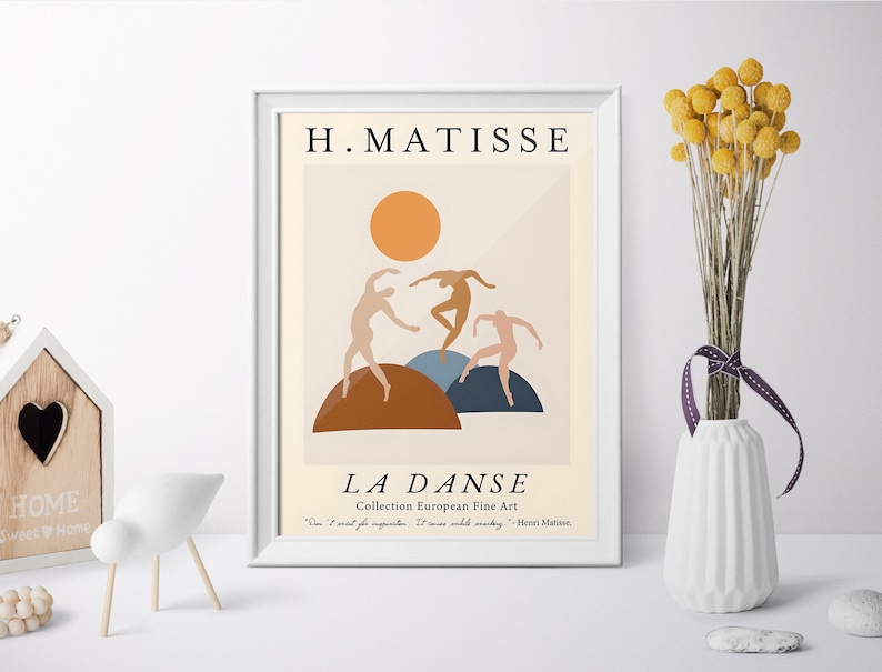Matisse La Danse, Matisse Dance Poster, Matisse Dance Print, Matisse ...