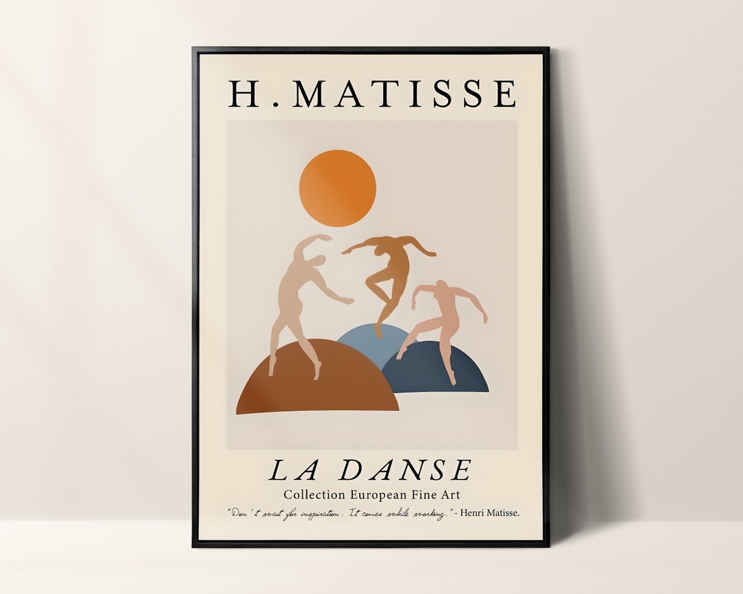 Matisse La Danse, Matisse Dance Poster, Matisse Dance Print, Matisse ...