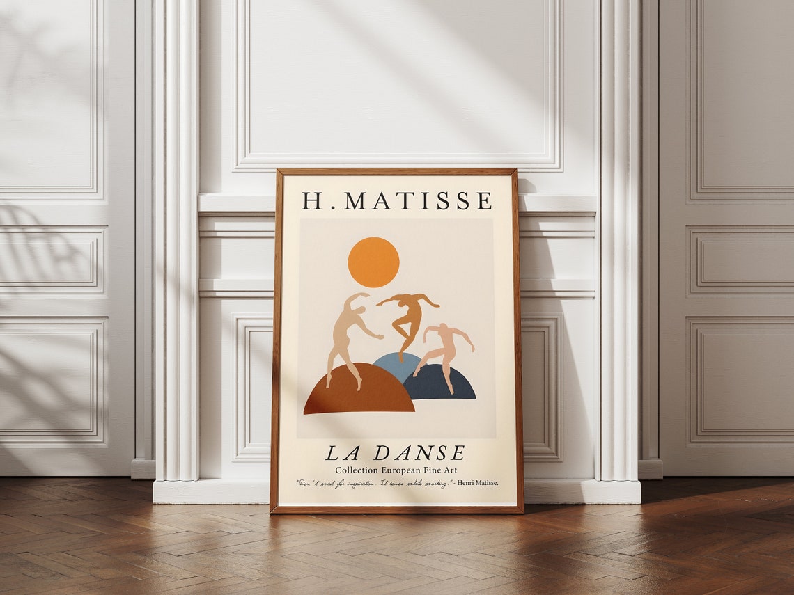 Matisse La Danse, Matisse Dance Poster, Matisse Dance Print, Matisse ...