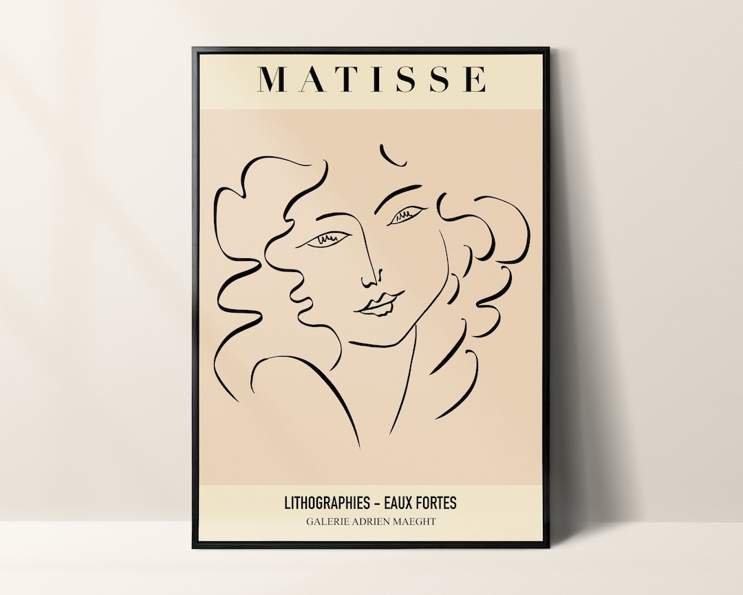 Matisse Woman Art, Matisse Woman Poster, Matisse Line, French Painters ...
