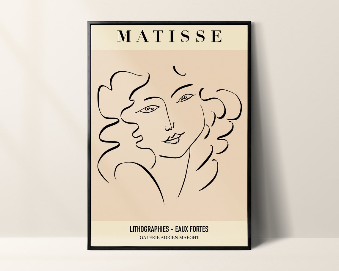 Matisse Woman Art, Matisse Woman Poster, Matisse Line, French Painters ...