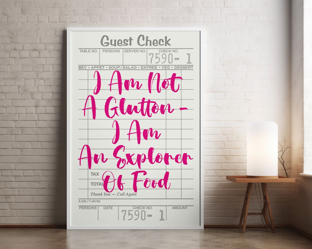 Foodie Print, Funny Home Sign, Happy Place Print, Typograpy Poster, Hot ...