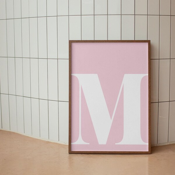 Letter M Print - Etsy