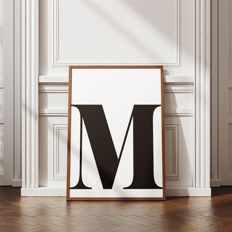 Letter M Print - Etsy