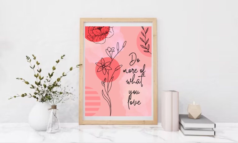 Pink Aesthetic Poster Pink Aesthetic Digital Print Printable Pink Wall ...