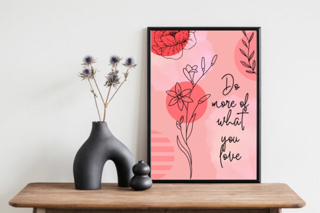 Pink Aesthetic Poster Pink Aesthetic Digital Print Printable Pink Wall ...