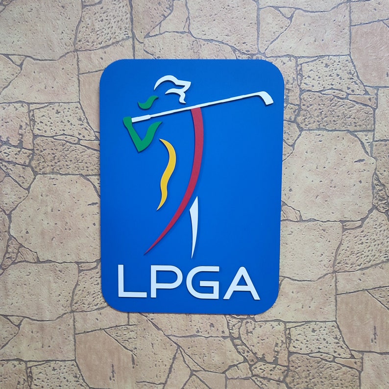 LPGA Golf Games Course, LPGA TOUR Sign Art Golf Games. Golf Wall Art ...