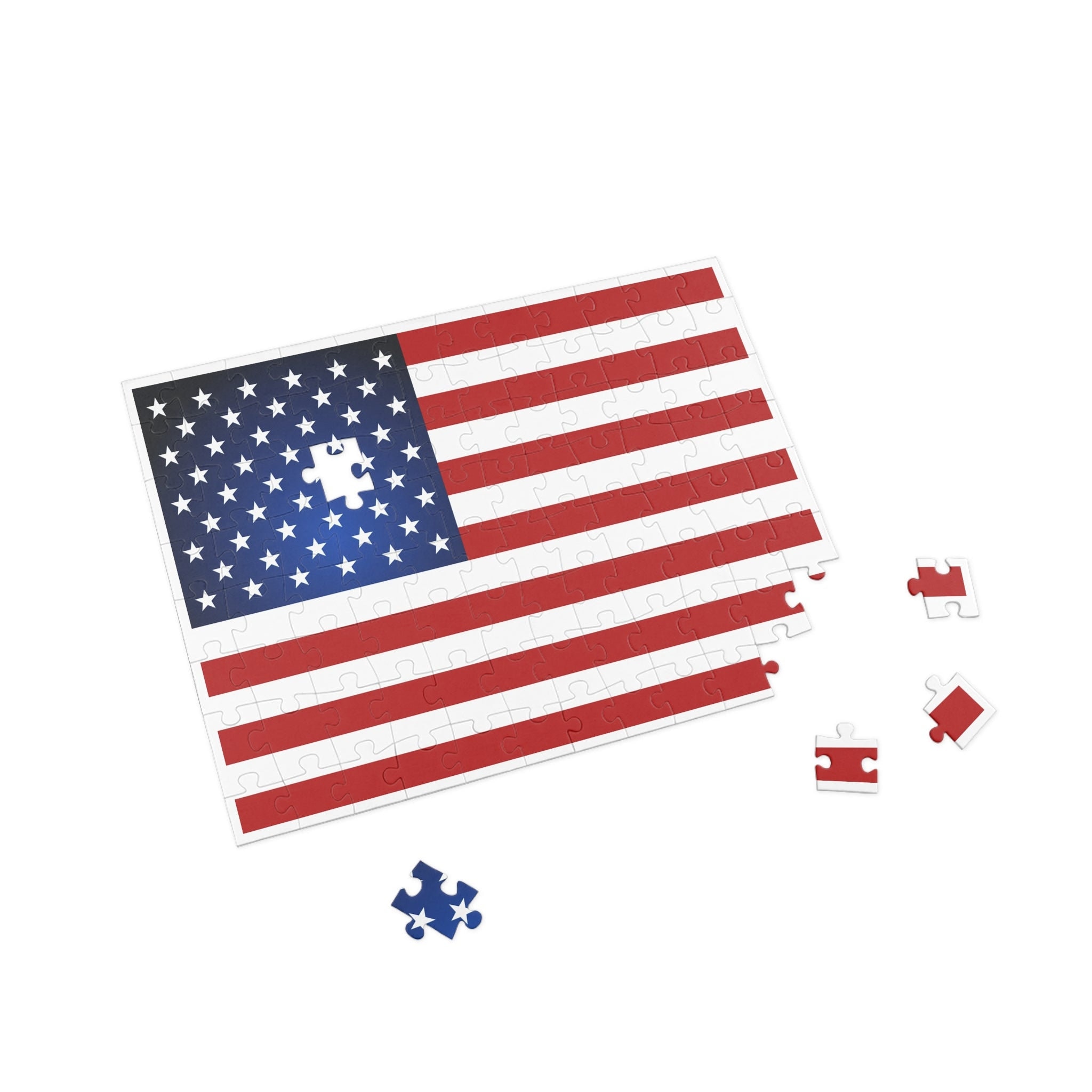 FLAG Puzzle American 96, 252, 500, 1000-piece - Etsy