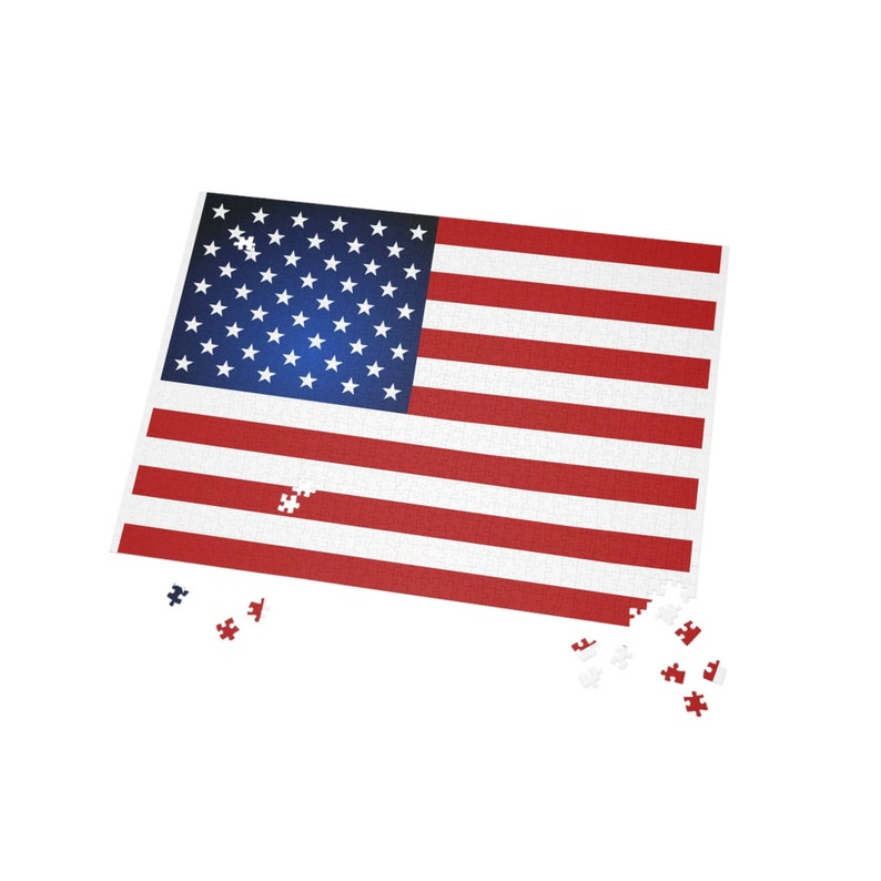 FLAG Puzzle American 96, 252, 500, 1000-piece - Etsy