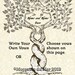 Two Trees Entwined Custom Wedding Vows Print Parchment Marriage ...