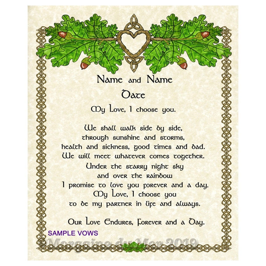 Wiccan Wedding Traditions