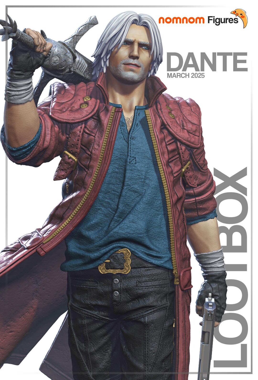 Dante - Devil May Cry - Resin Statue - Display Figurine - Fan Art ...
