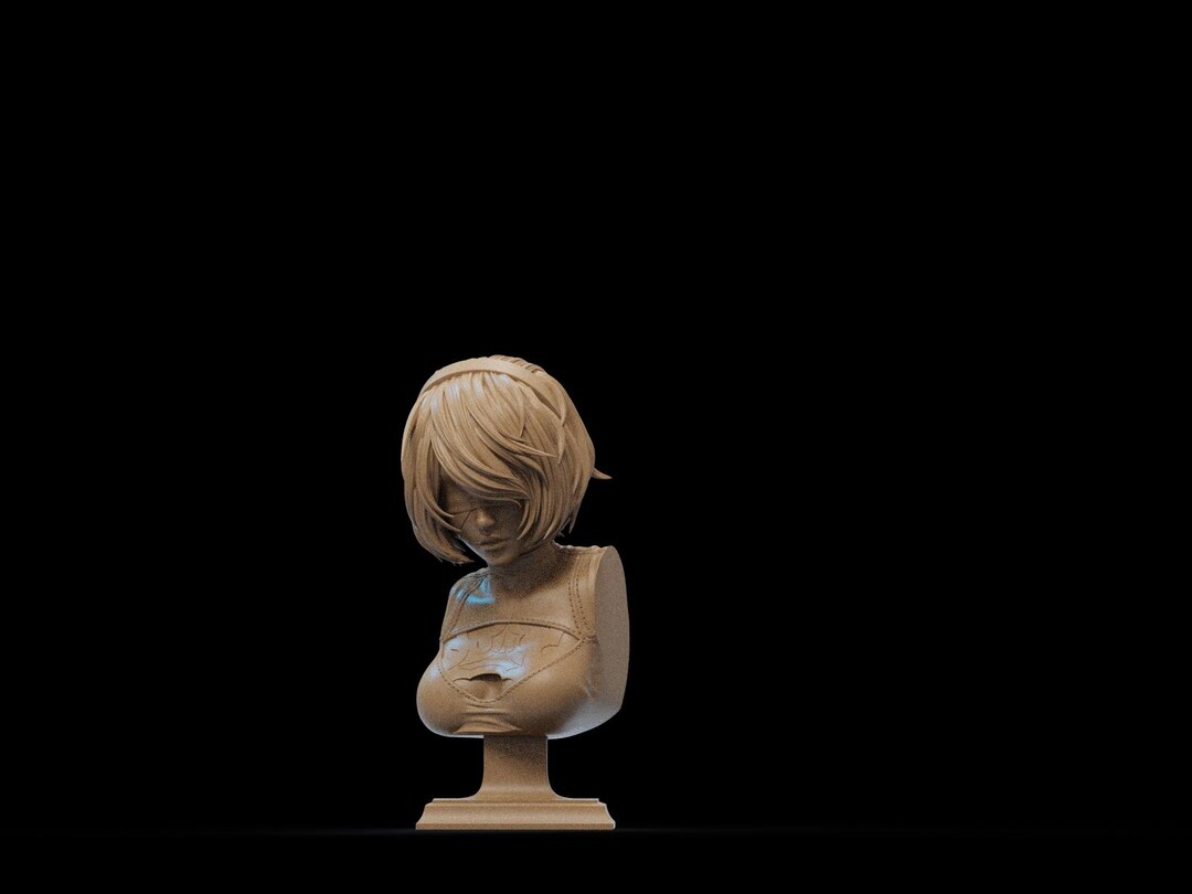 2B Nier: Automata Resin Bust Statue Display Figurine - Etsy