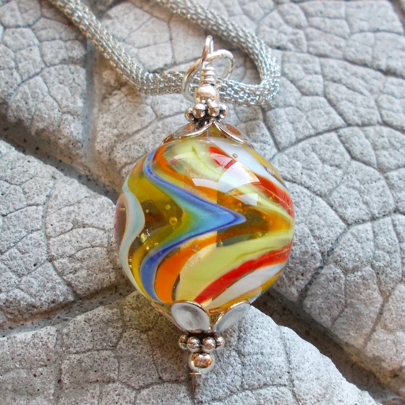 Lampwork Pendants - Etsy