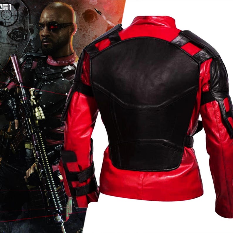 Suicide Squad Deadshot Jacket, Stylish High-quality Leather, Great for ...