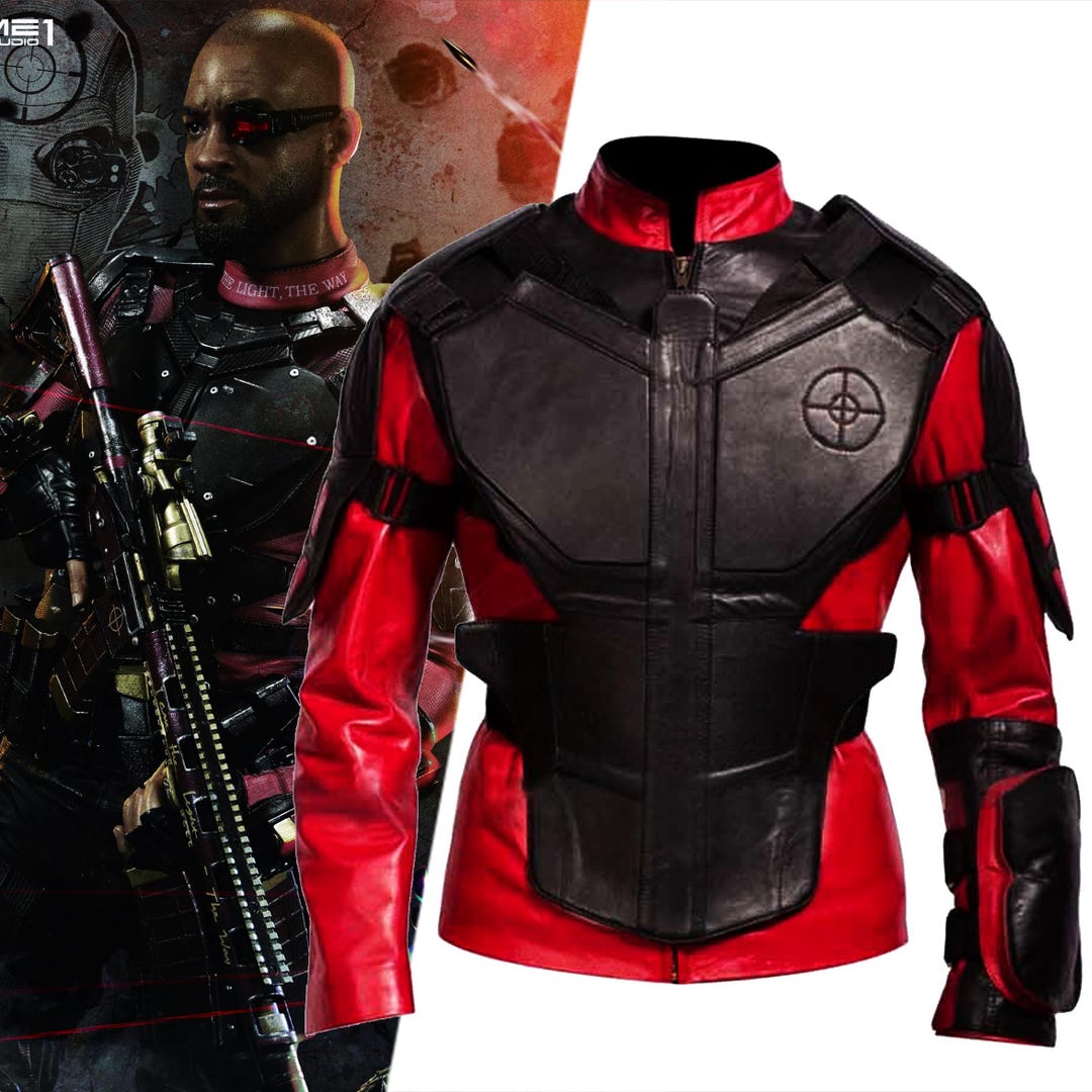Suicide Squad Deadshot Jacket, Stylish High-quality Leather, Great for ...