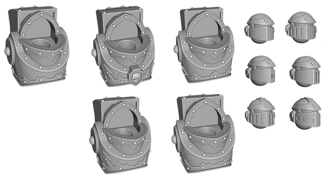 Legionless Heavy Warriors, Gun, Fist, and Sword Variant - Etsy