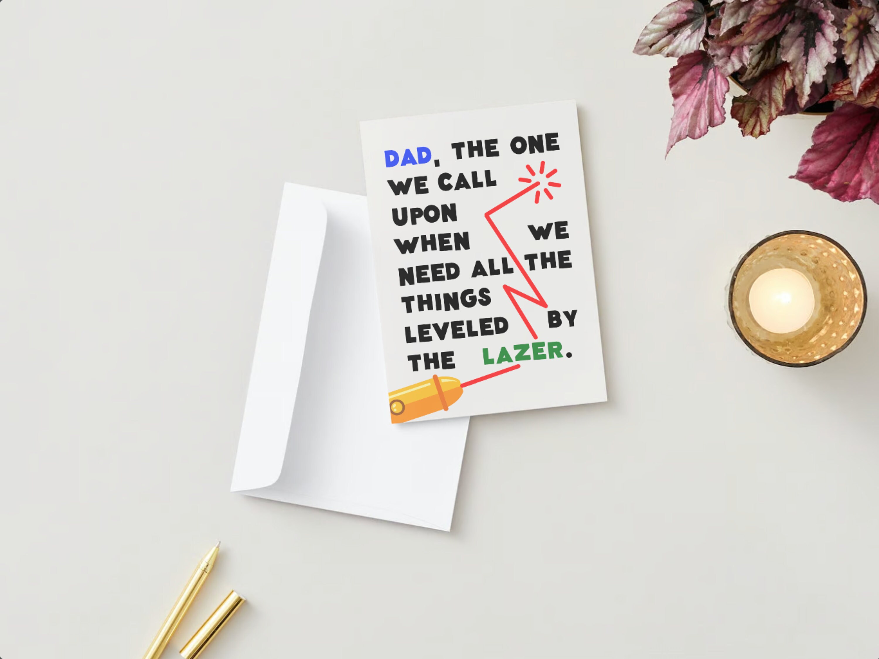 Printable Fathers Day Card, Fathers Day Card, Instant Download Fathers ...